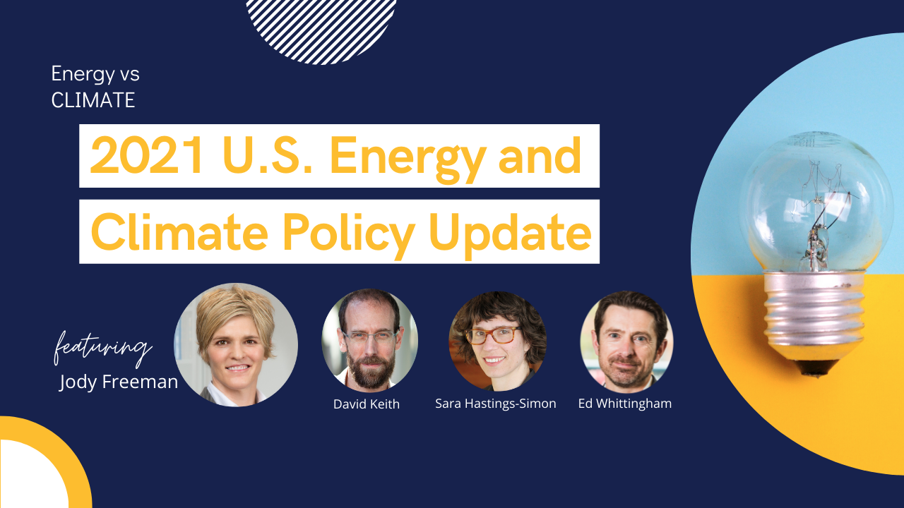 2021 U.S. Energy and Climate Policy Update