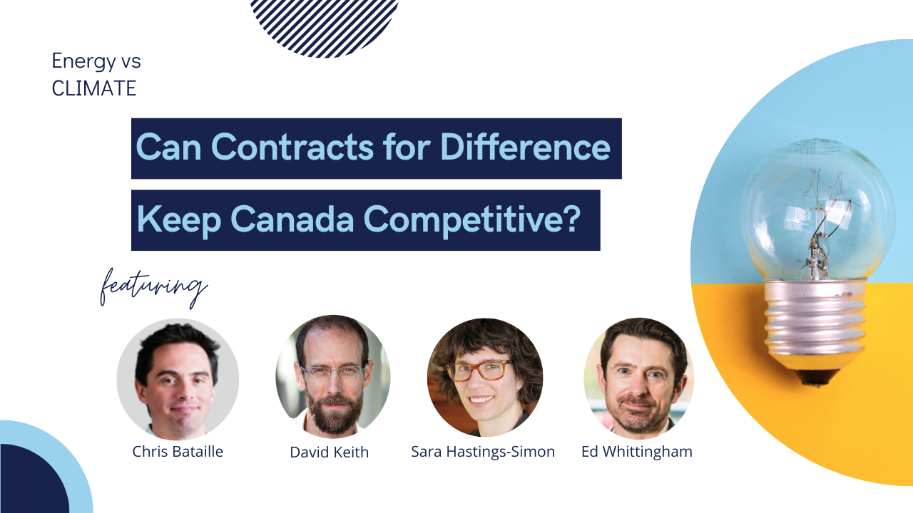 Can Contracts for Difference Keep Canada Competitive?